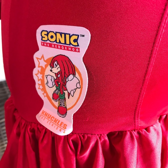 Rubie's | Dresses | Sonic The Hedgehog Knuckles Costume Sexy New Glove ...